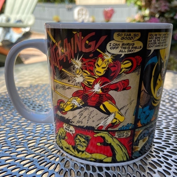 Marvel | Other | Marvel Comics Large Ceramic Mug | Poshmark